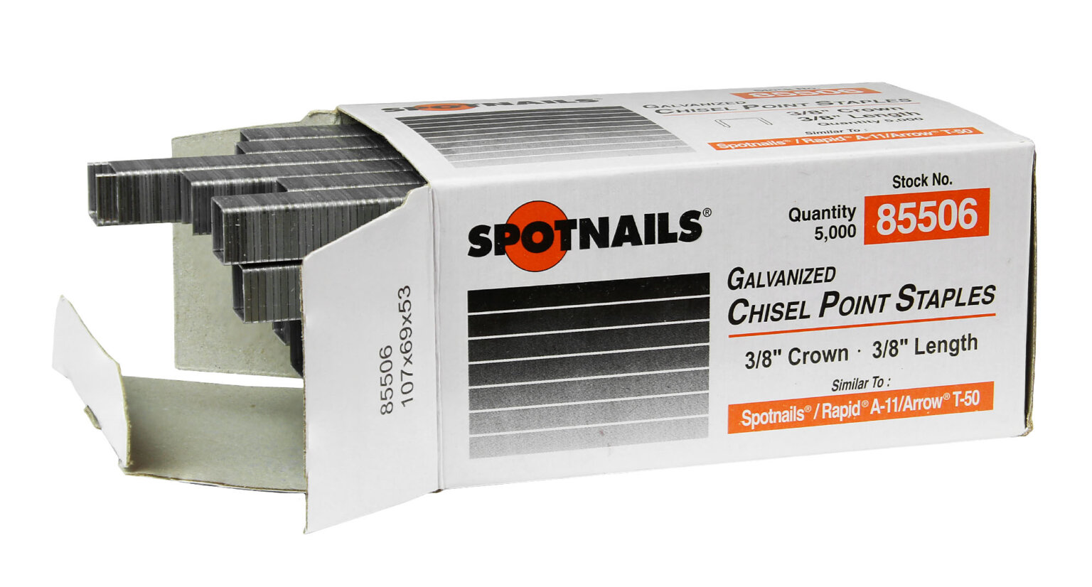 Taylor Forest Products | 3/8" Galvanized Chisel Point Staples, A-11 ...